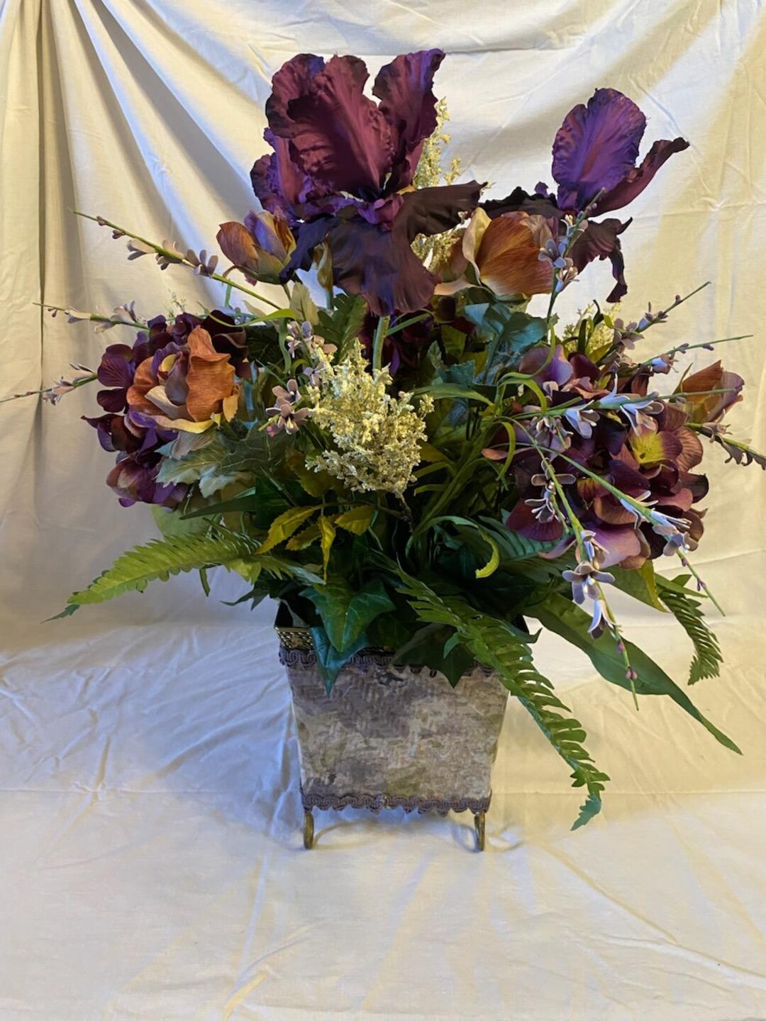 Ol' Timey Arrangement in Hand-finished Container - Etsy