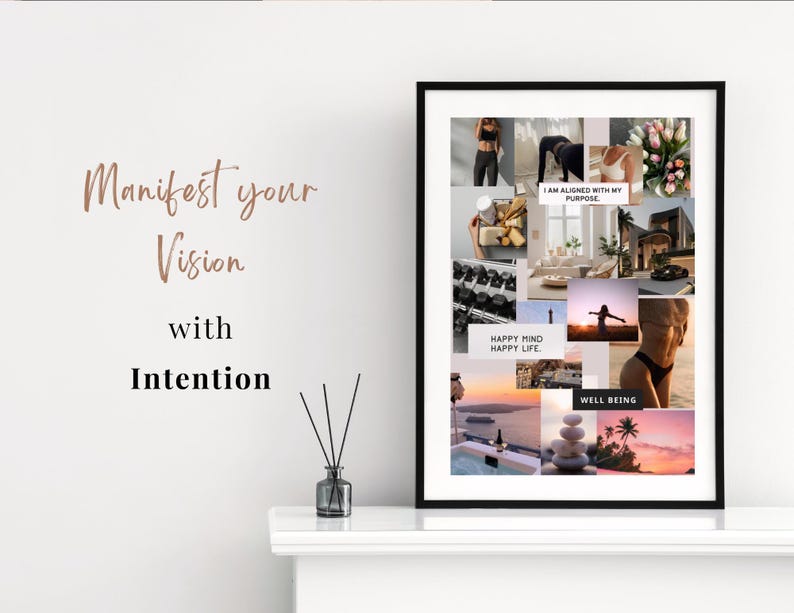Vision Board Images, 2025 Vision Board Kit, Printable Vision Board ...