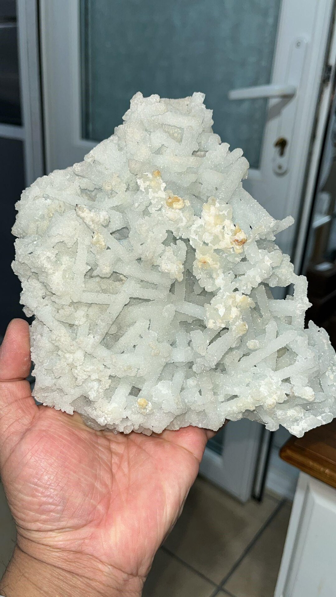 Rare White & Blue Prehnite Specimen From India - Etsy