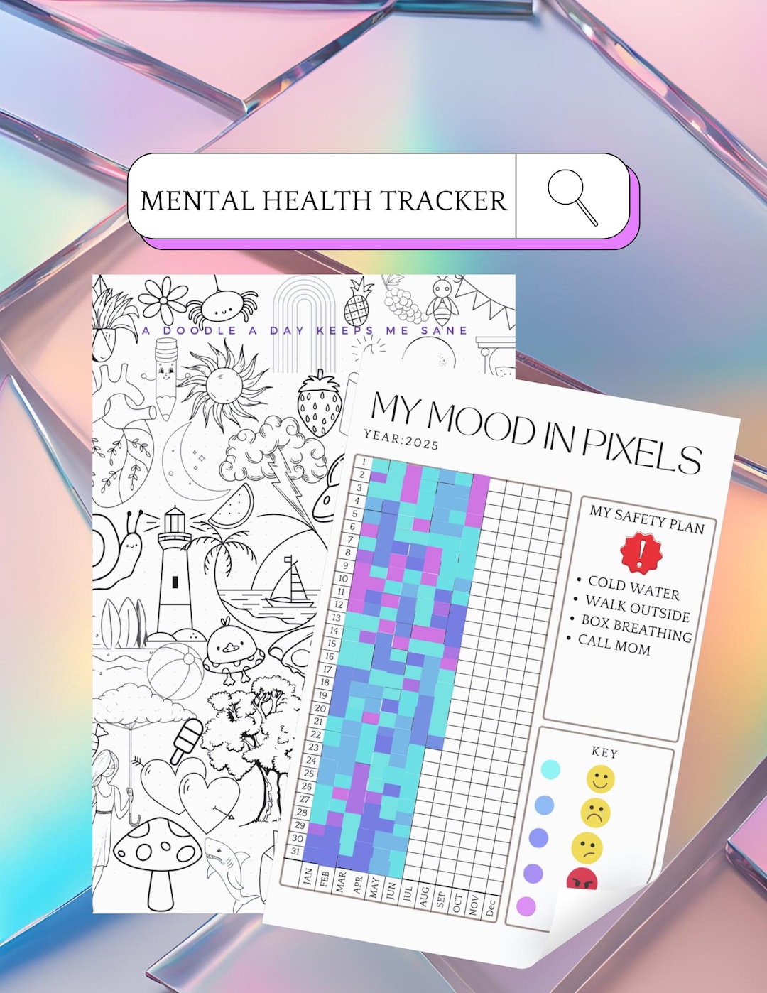Mood Tracker, Mood Tracker Log, Mood Tracker Printable, Emotional ...