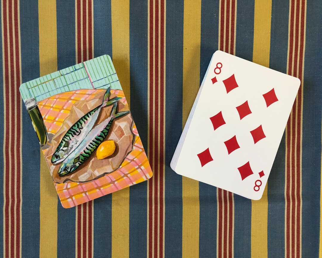 Tiger Mackerel and Pickles Playing Cards - Etsy