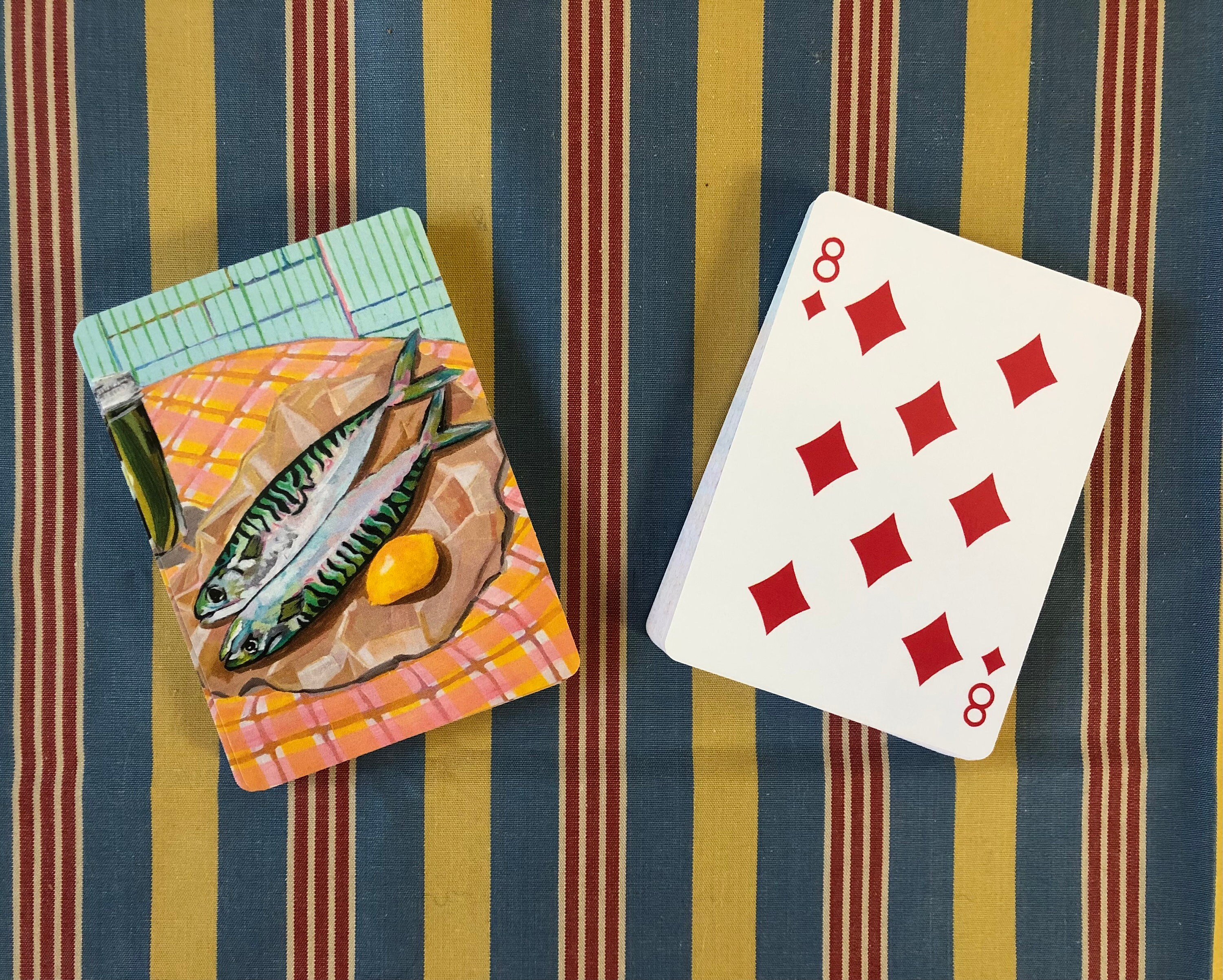 Tiger Mackerel and Pickles Playing Cards - Etsy