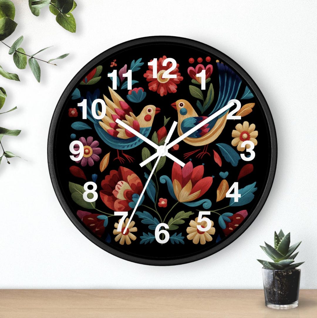 Birds Nature Wall Clock Tree of Life Wall Decor Gift Clocks - Etsy