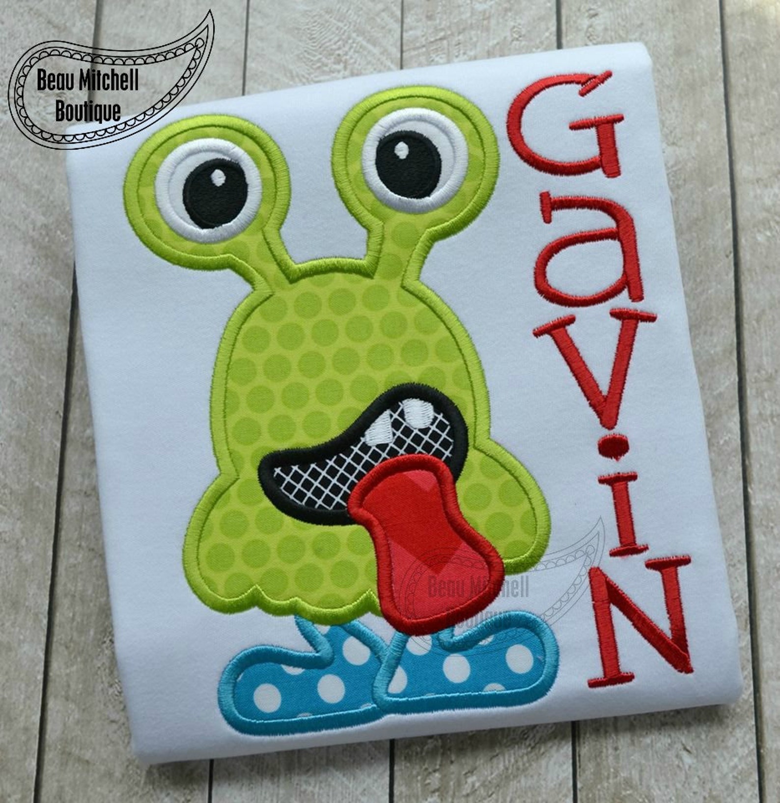Two Eye Monster Applique - Etsy