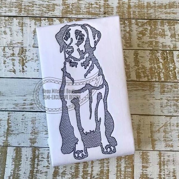 Lab Embroidery Design - Etsy