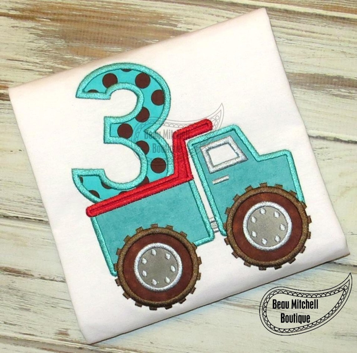 Dump Truck Number 1-5 Set - Etsy