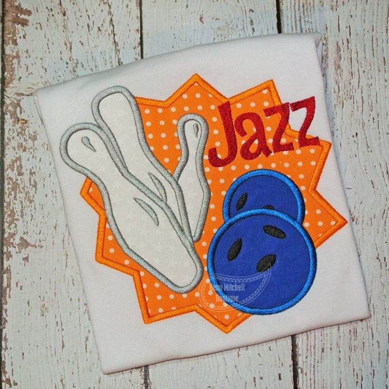 Bowling Embroidery - Etsy