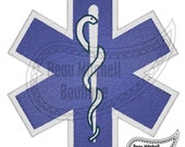 Star of Life Embroidery Design - Etsy