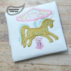 Carousel Horse Applique - Etsy