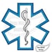 Star of Life Embroidery Design - Etsy