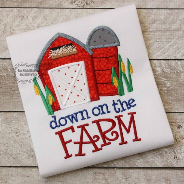 Farm Applique - Etsy UK