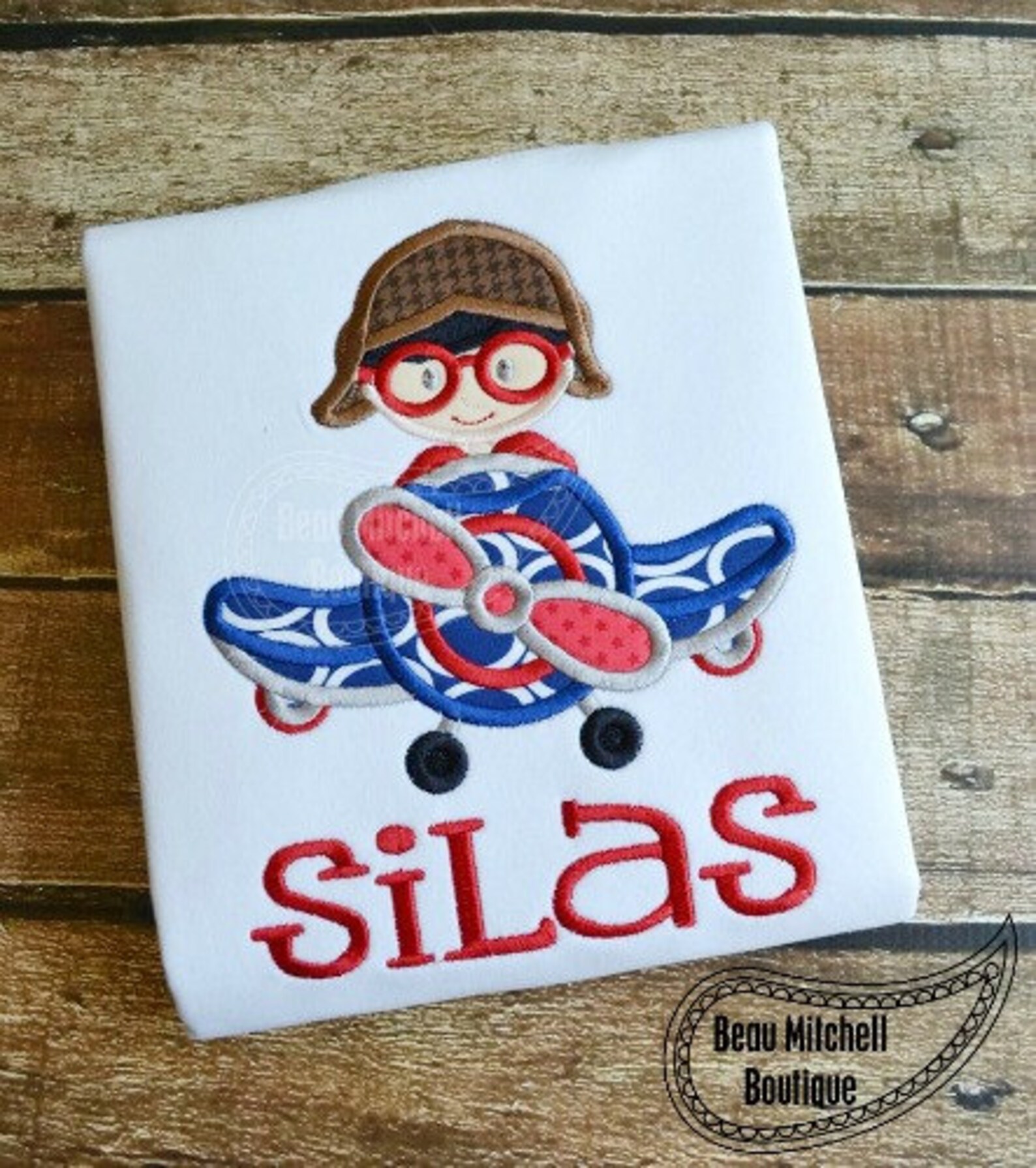 Fly Boy Applique Embroidery Design - Etsy