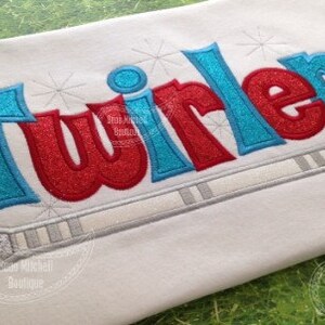 TWIRLER With Baton Applique Embroidery Design - Etsy