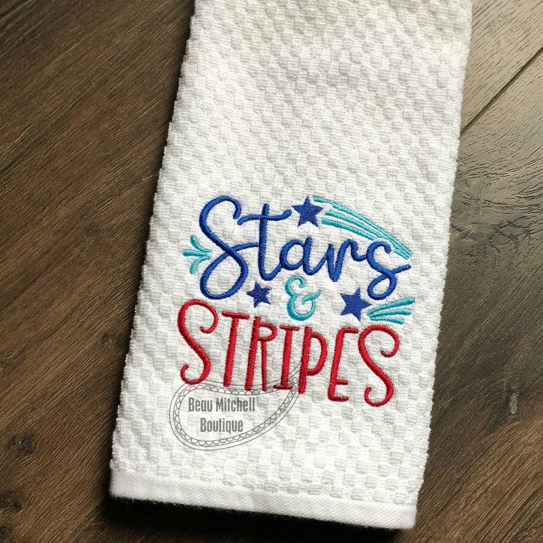 Stars and Stripes Embroidery Design - Etsy