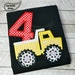 Dump Truck Number 1-5 Set - Etsy