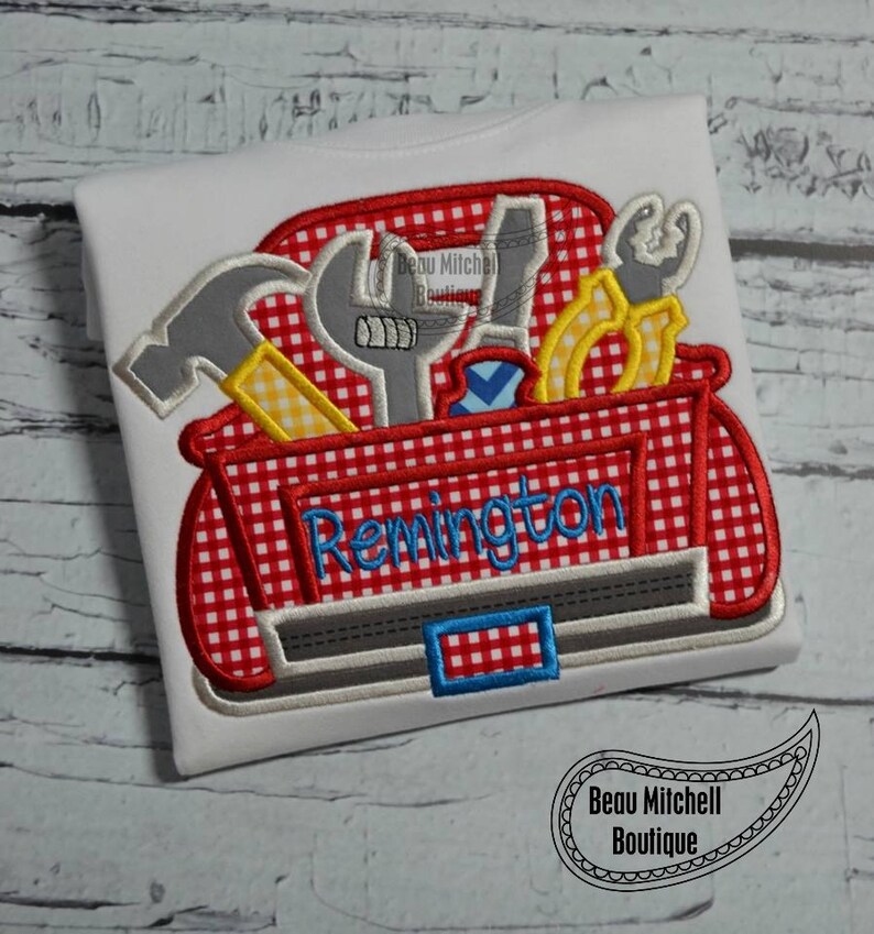Tool Truck Applique Embroidery Design - Etsy