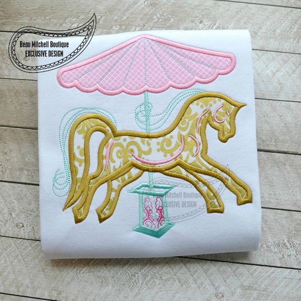 Carousel Horse Embroidery - Etsy