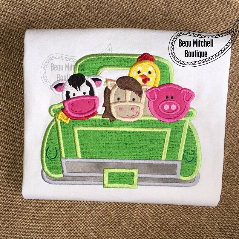 Farm Animal Applique - Etsy