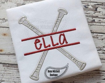 Baton Applique Machine Embroidery Designs Baton Embroidery - Etsy