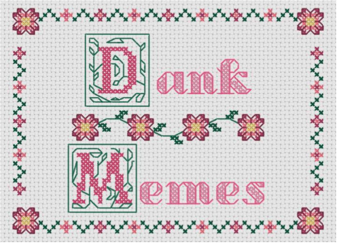 Dank Memes Cross Stitch Pattern - Etsy