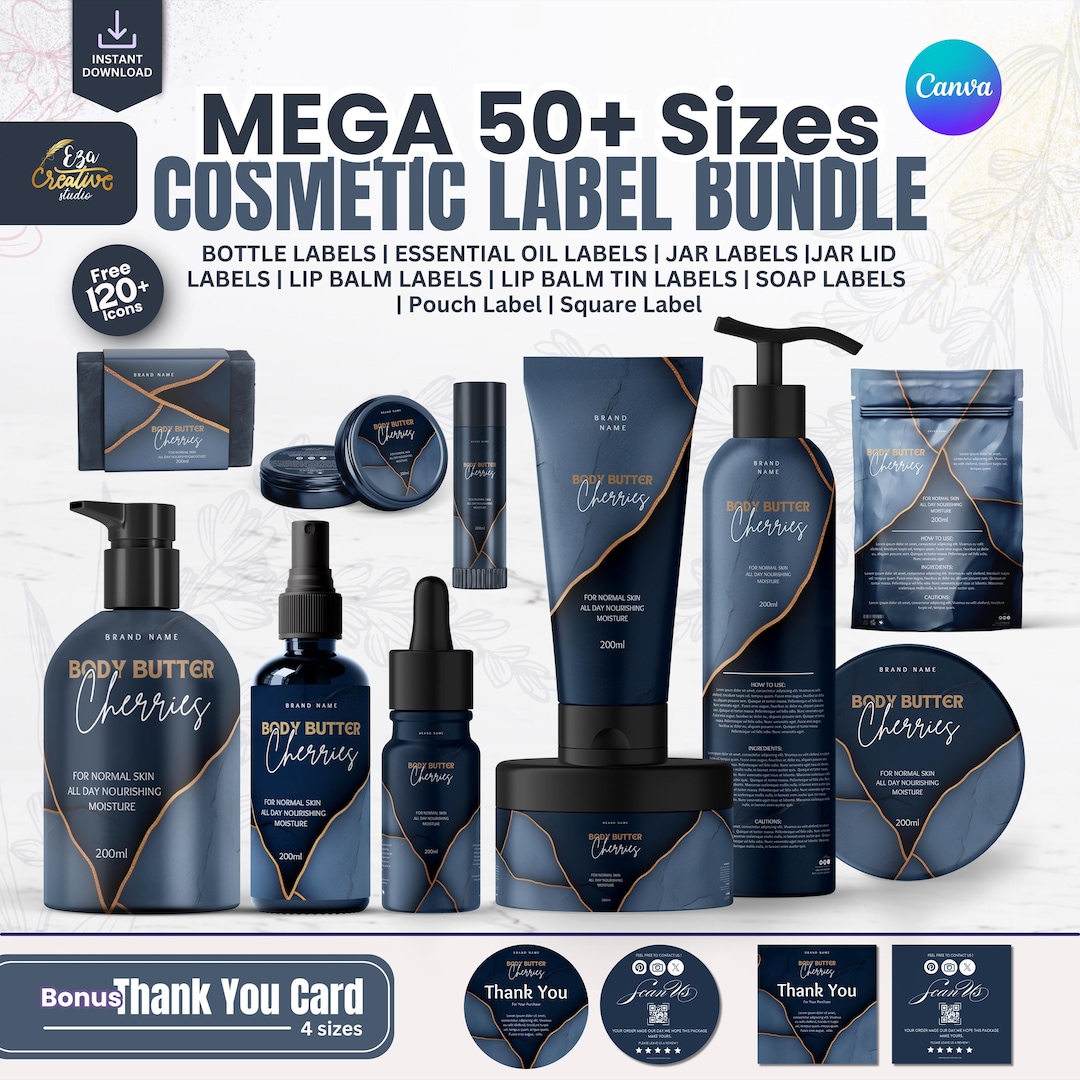Custom Cosmetic Small Beauty Business Body Butter Product Skincare ...