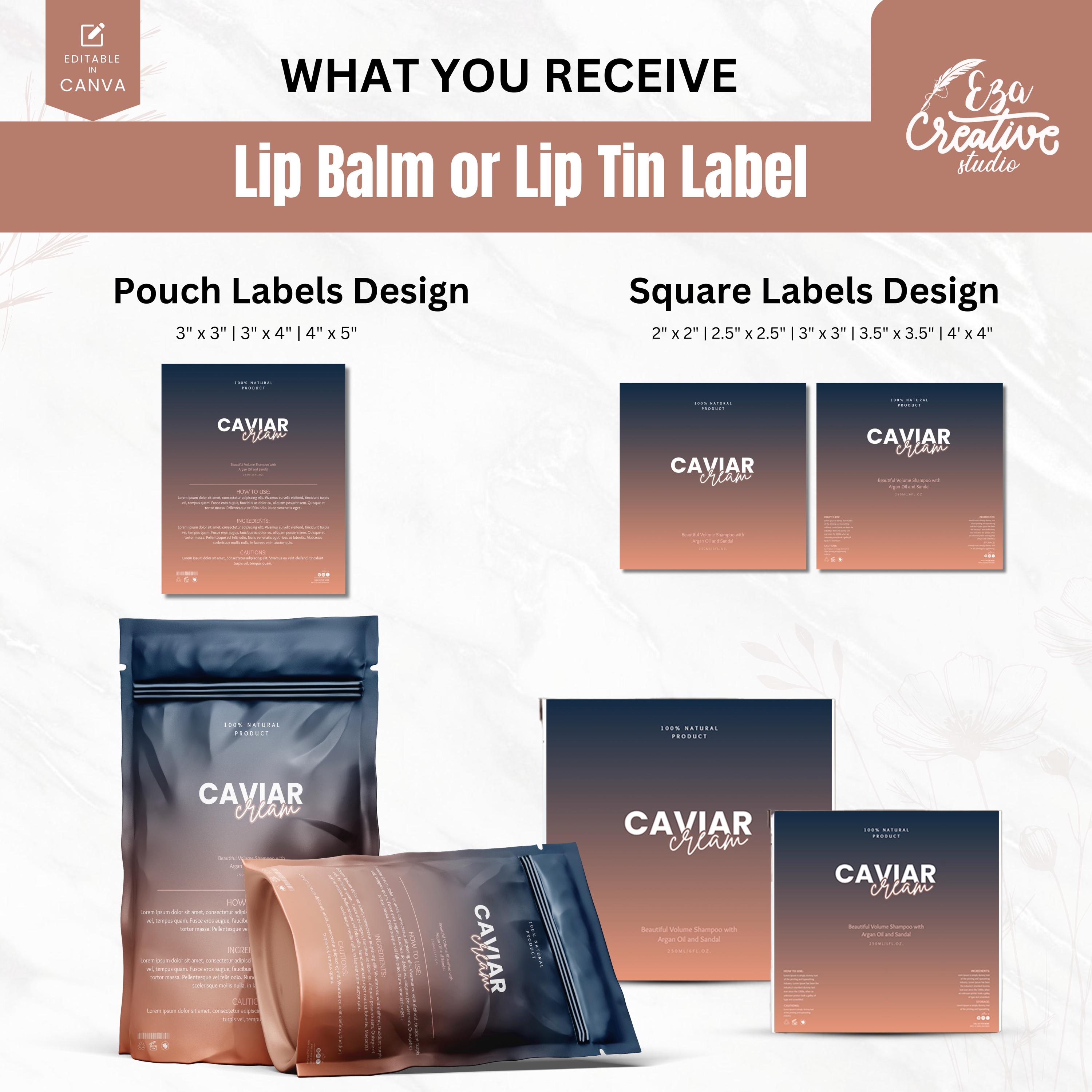 Editable Cosmetic Mega Bundle Label Design Canva, Custom DIY Skincare ...