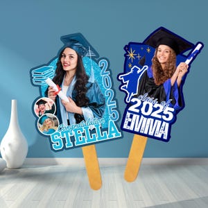 2025 Editable Graduation Fan 10 Template Bundle Canva, Graduation ...