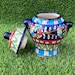Handmade Ceramics Jar Pakistani Blue Pottery Jar Traditional Vase ...