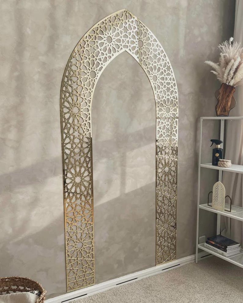Mehrab Wall Art for Prayer Room, Namaz Decor Piece, Islamic Wall Art ...