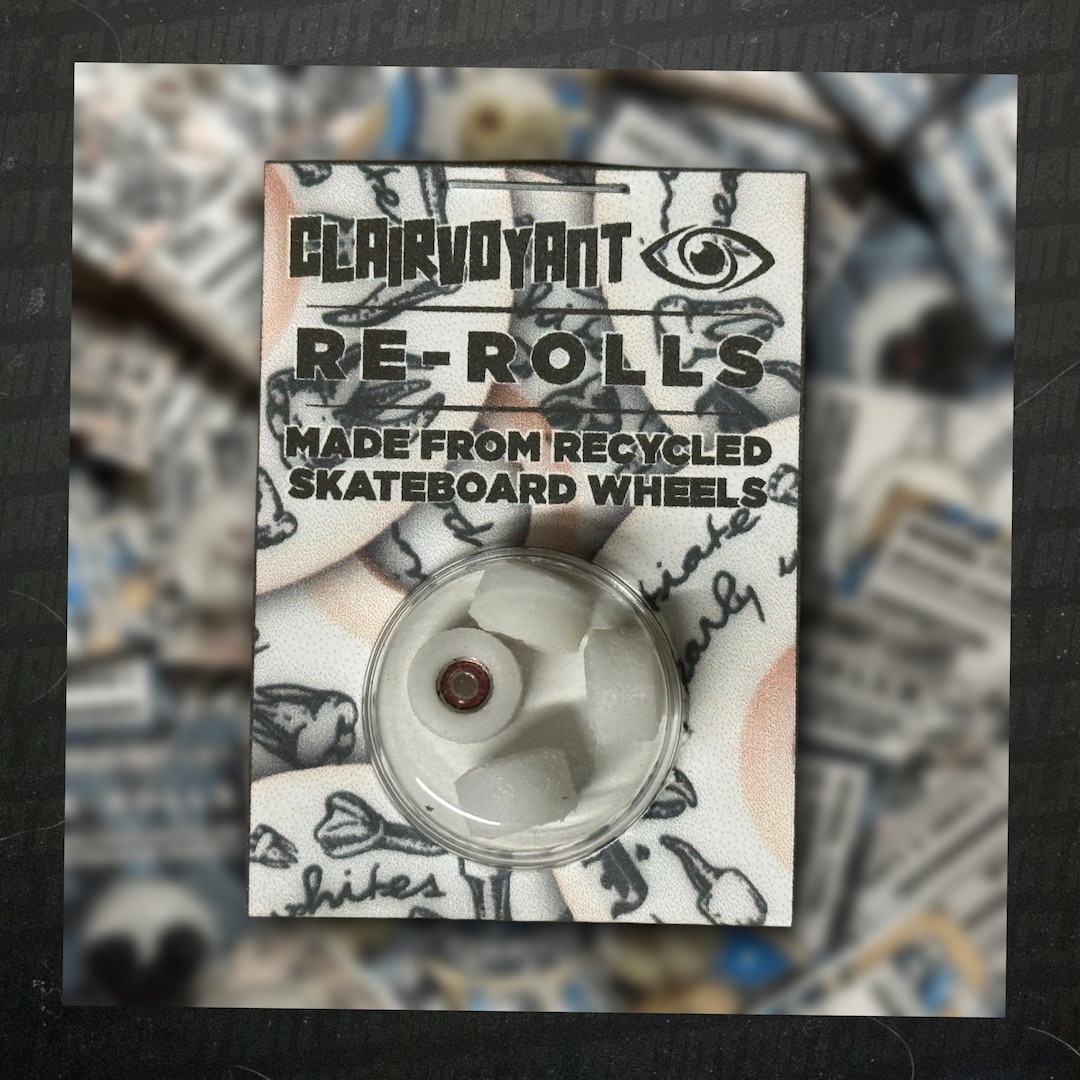 Initiate Pearly Whites 101A - Recycled Fingerboard Wheels - Etsy