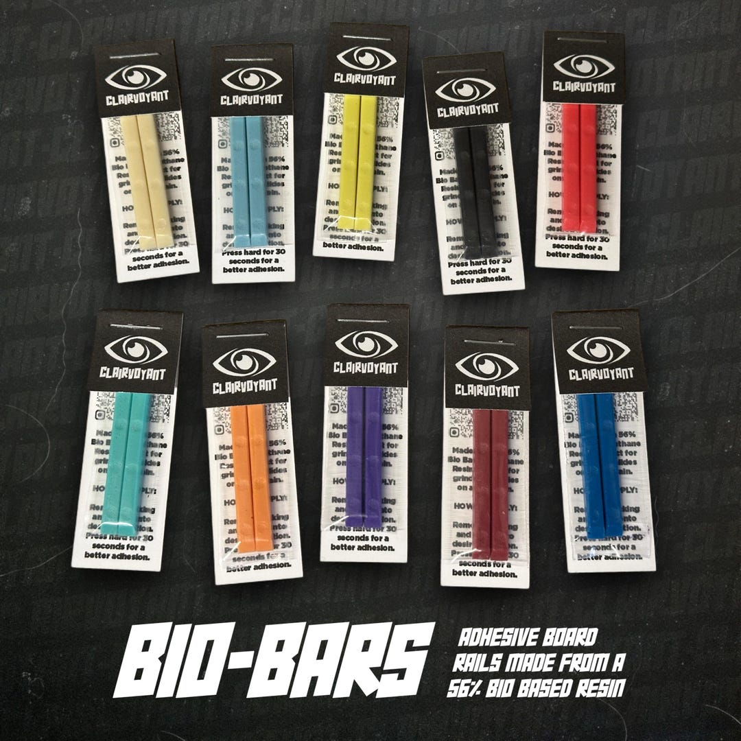 BIO-BARS V1 Adhesive Board Rails for Fingerboards - Etsy