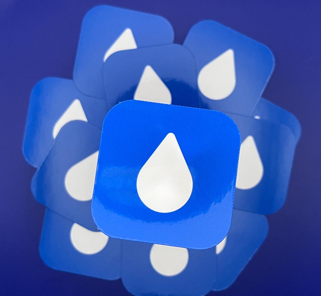 Lumon Water Droplet Sticker: Severance TV Show Fan Art - Etsy