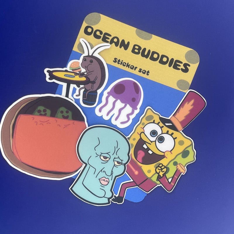 Spongebob Jellyfish Png - Etsy