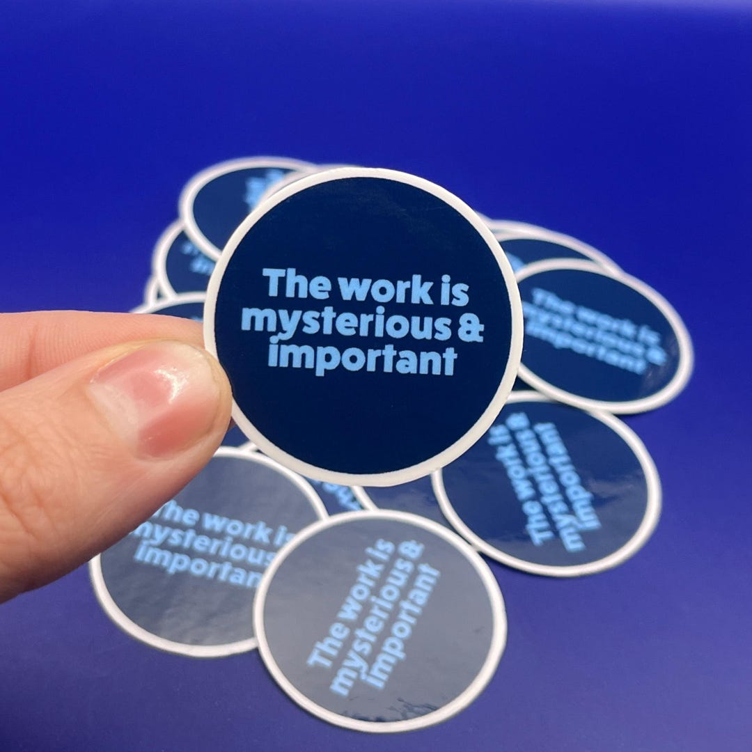 Severance Sticker: Lumon 'mysterious & Important' Vinyl Decal - Etsy