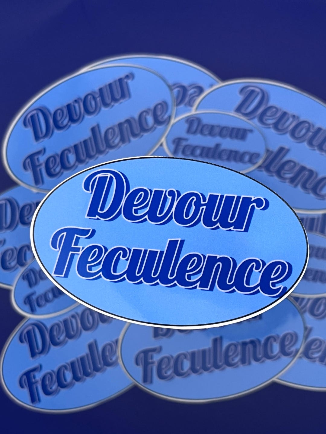 Severance Sticker - ‘devour Feculence’ Hand-drawn Fan Art, Glossy ...
