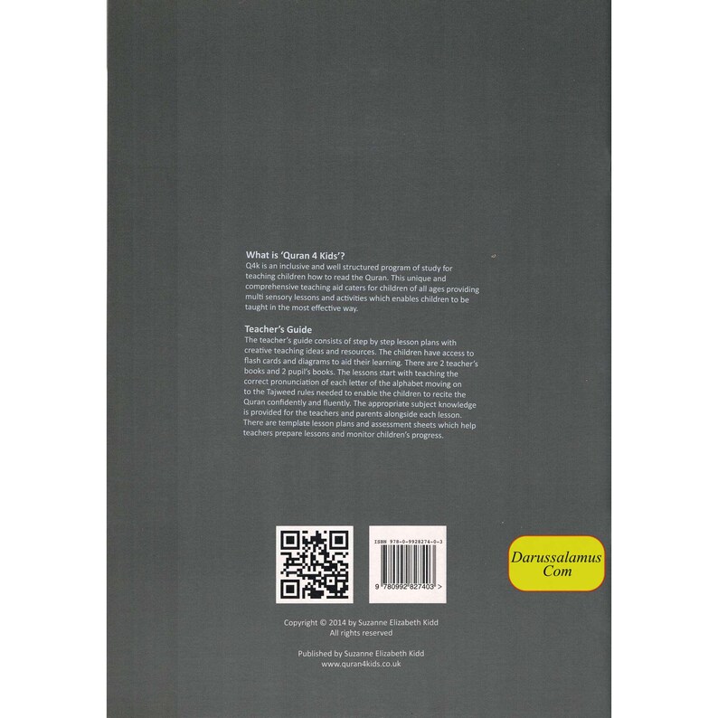 Quran 4 Kids Teachers Book Two by Suzanne Elizabeth Kidd - Etsy