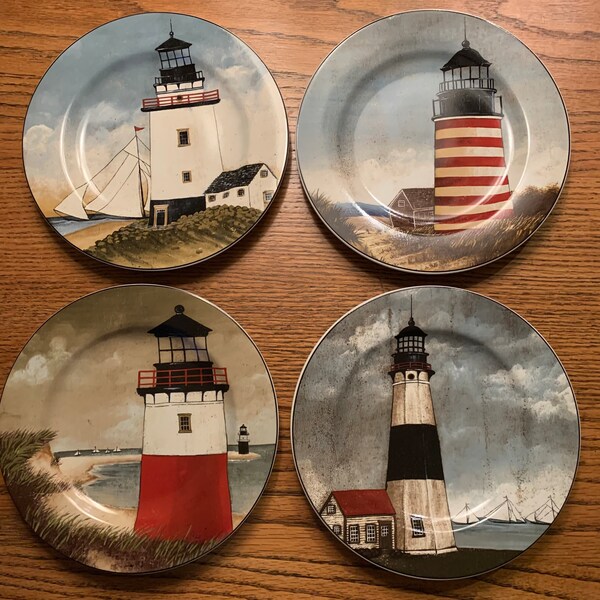 Lighthouse Plates - Etsy