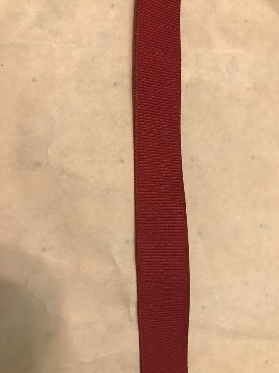 Maroon Grosgrain Ribbon - Etsy