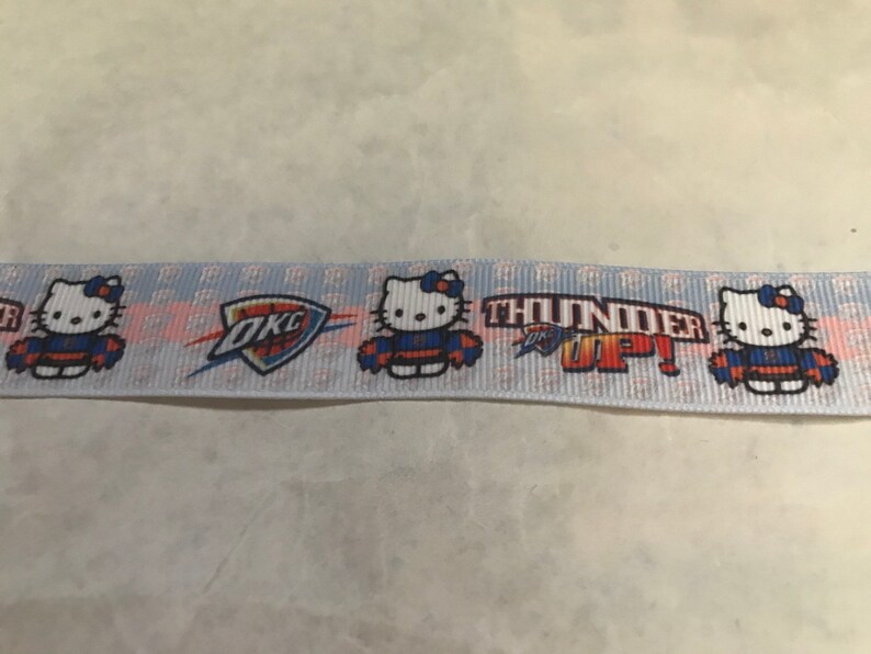 Hello Kitty OKC Thunder Ribbon - Etsy