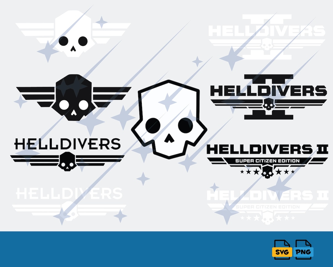 Helldivers - SVG and PNG Files - Etsy