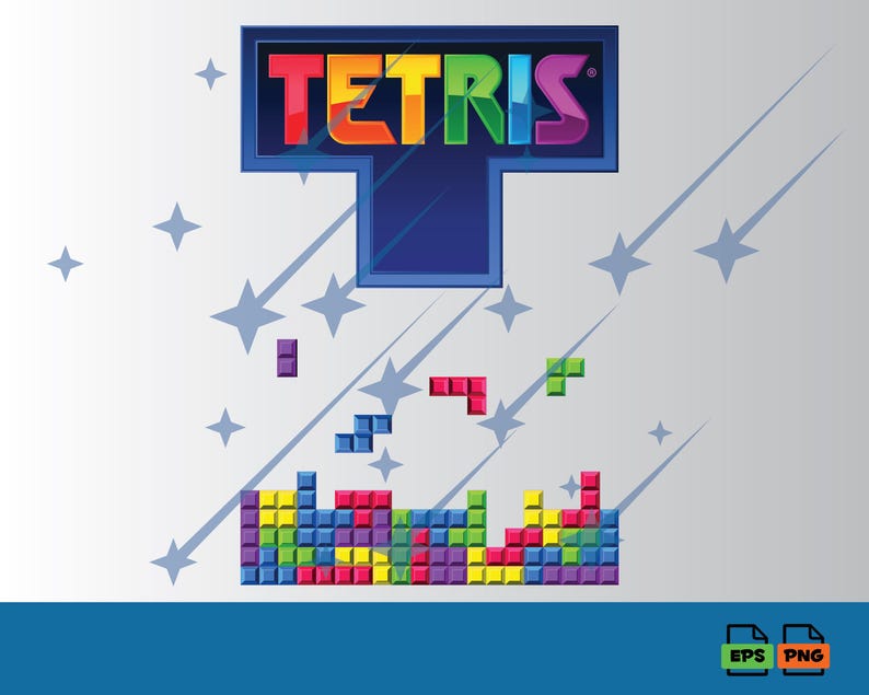 TETRIS PNG, and EPS Files - Etsy