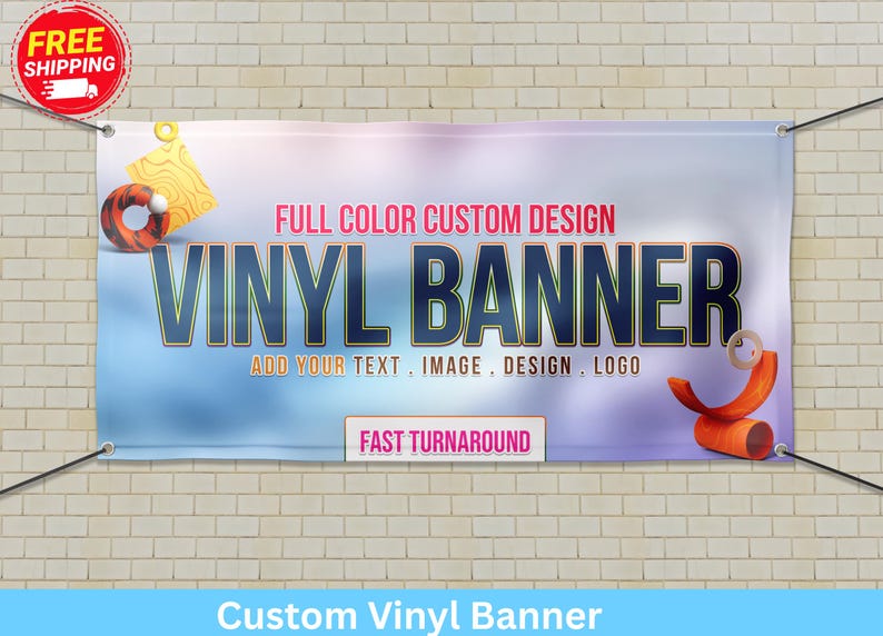 Custom Vinyl Banners • Full Color Custom Vinyl Banners • Custom Size ...