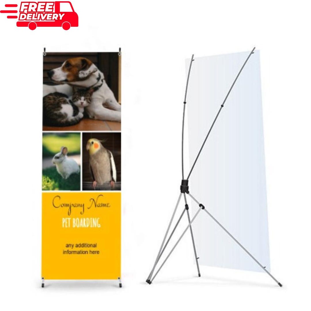 X Banner Stand • Custom X-stand Banners • Business Banner Stand • X ...