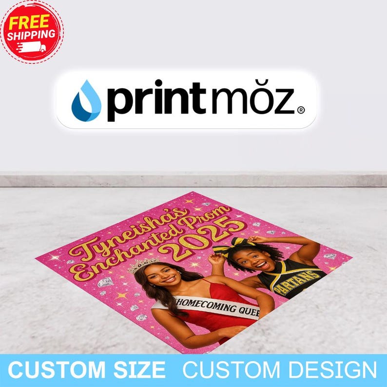 Custom Floor Decal • Personalized Floor Wrap • Event Floor Decal ...