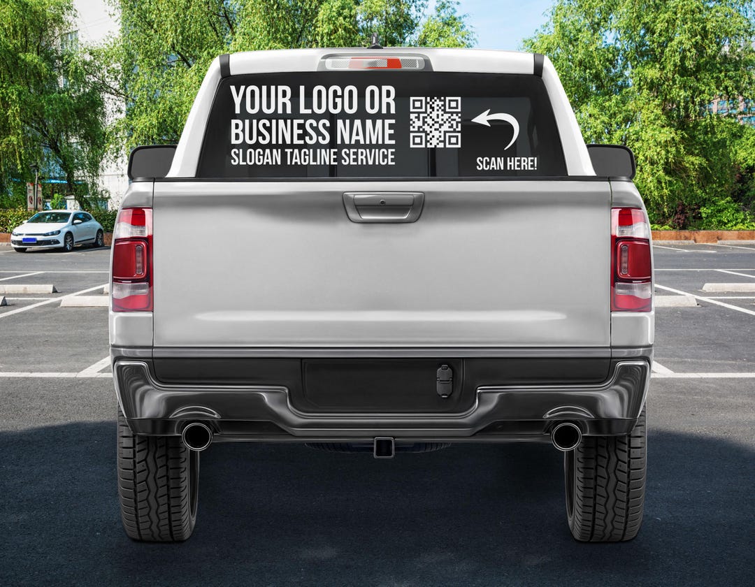 Custom Truck Vinyl Decals Windshield Decals Vinyl Car Truck Window ...