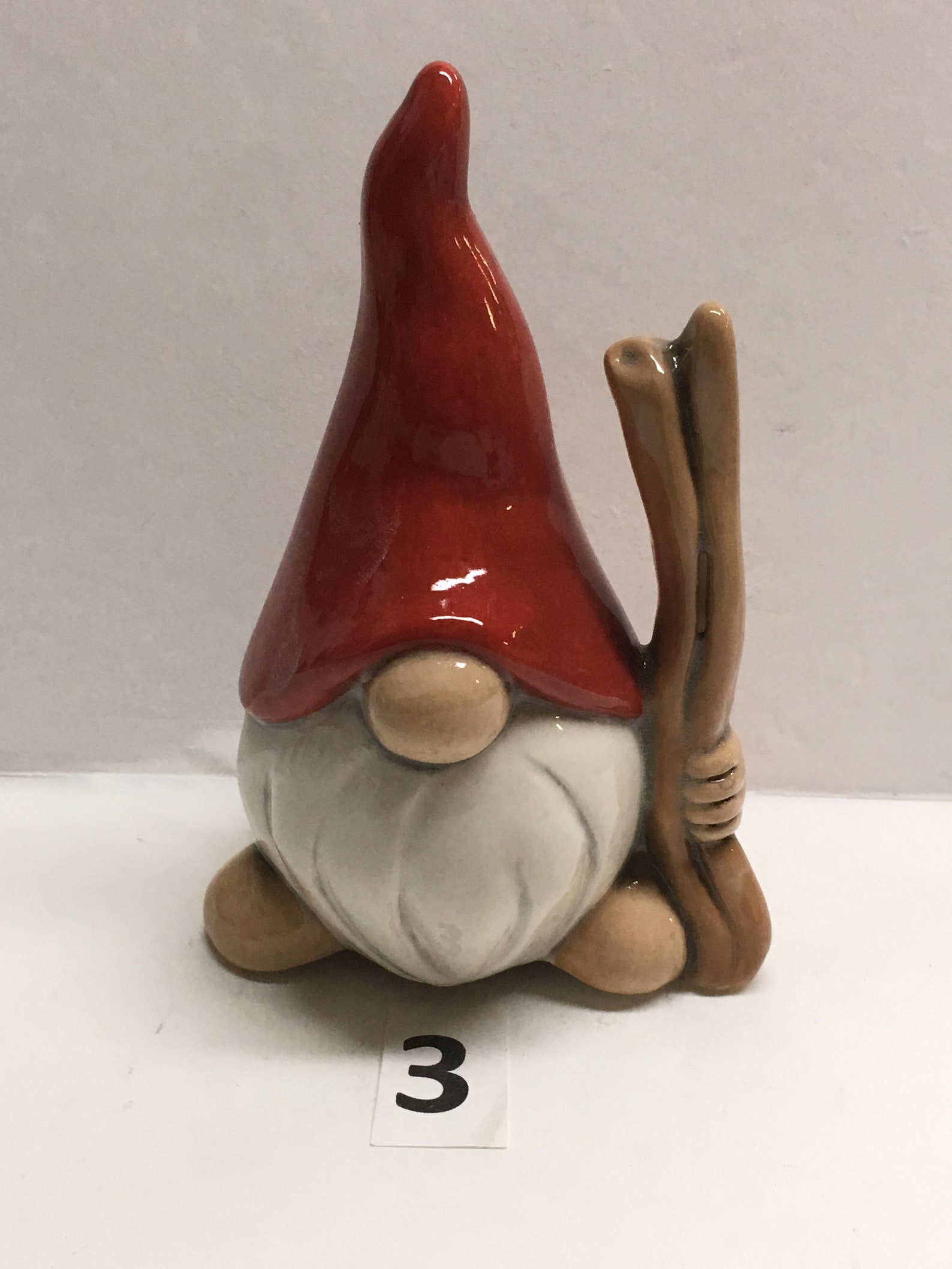 Ceramic Aquarium Gnomes With Walking Stick Sold - Etsy