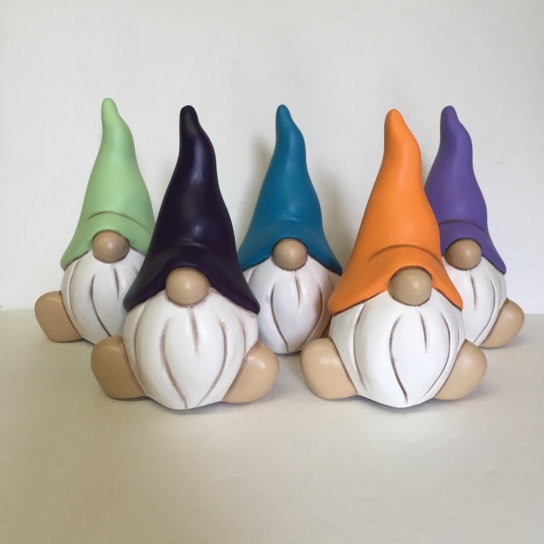 Ceramic Garden Gnomes ~ Size Medium ~ Sold Individually - Etsy