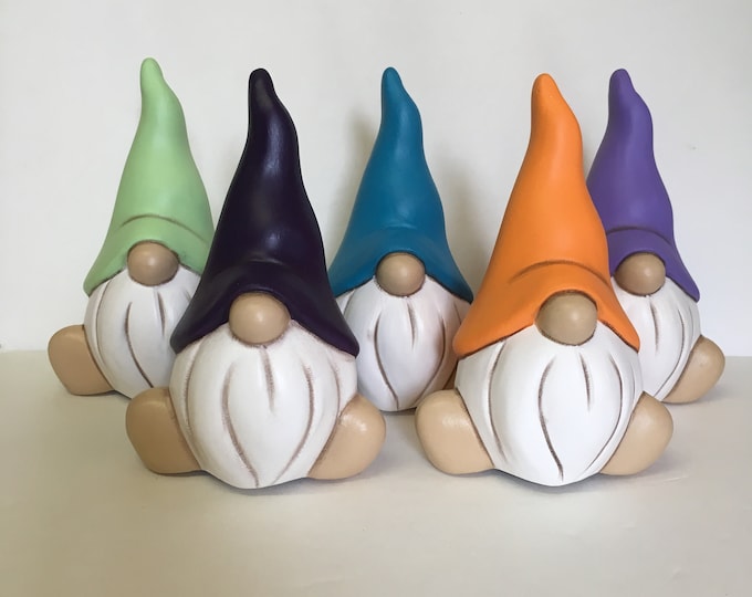 Ceramic Garden Gnomes ~ Size Medium ~ Sold Individually - Etsy