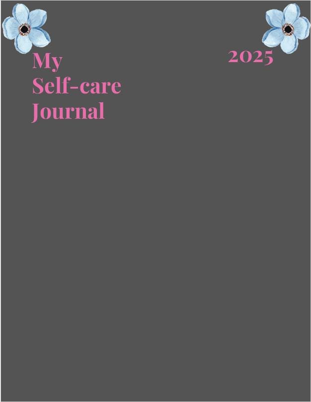 Printable Self-care Journal | Mental Health Planner | Daily Wellness ...