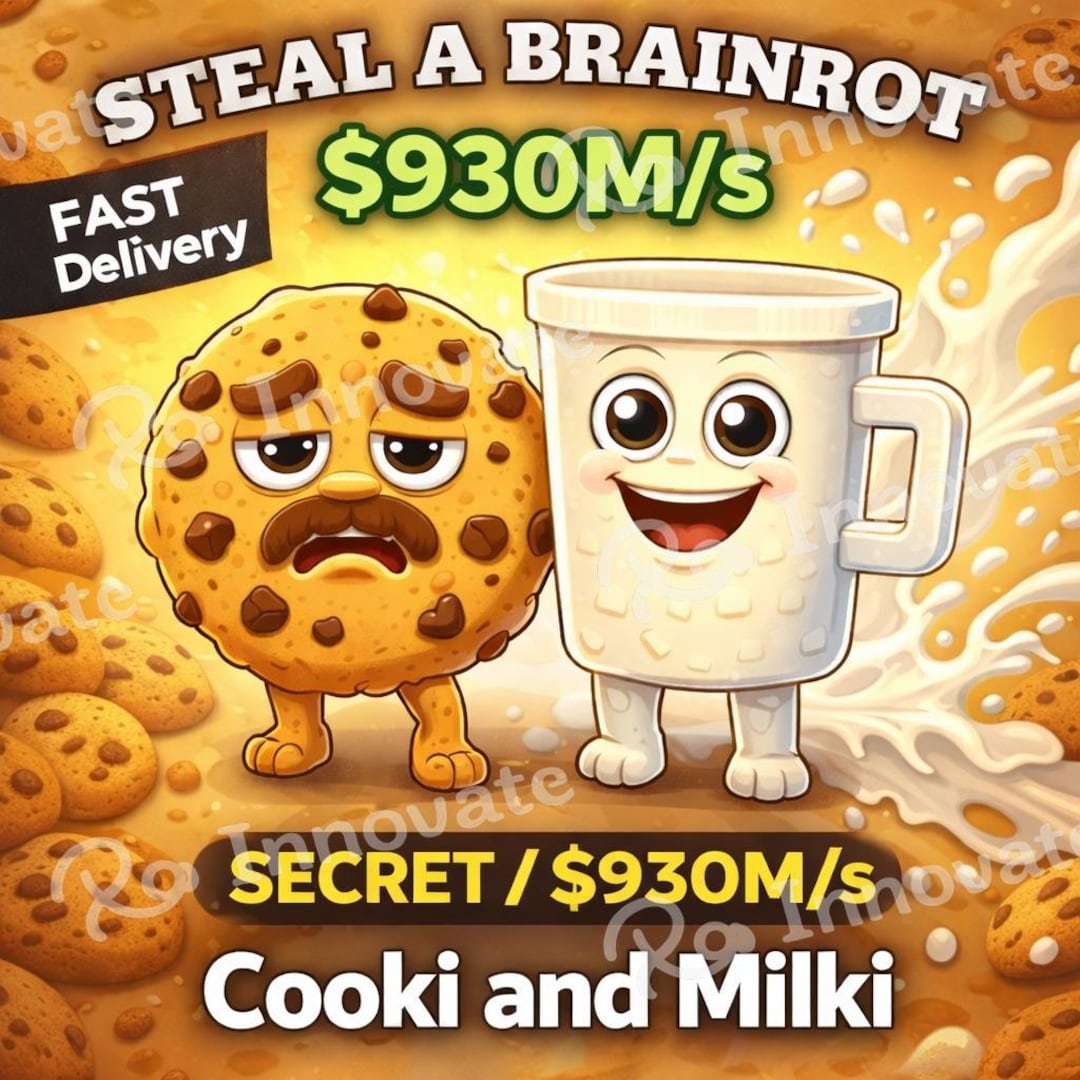 Cooki and Milki, 930m/s, Steal A Brainrot, SAB Secrets, Cookies Milk - Etsy